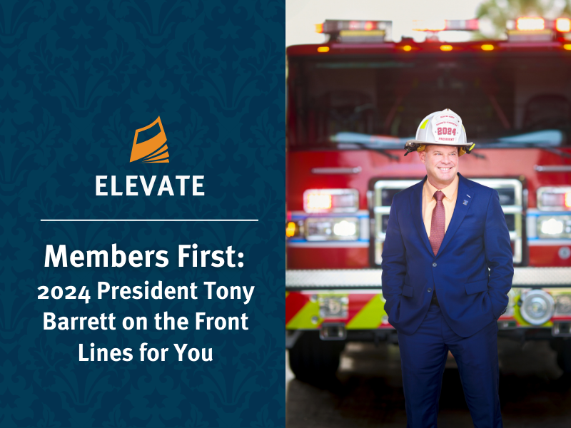 Members First: 2024 President Tony Barrett on the Front Lines for You ...
